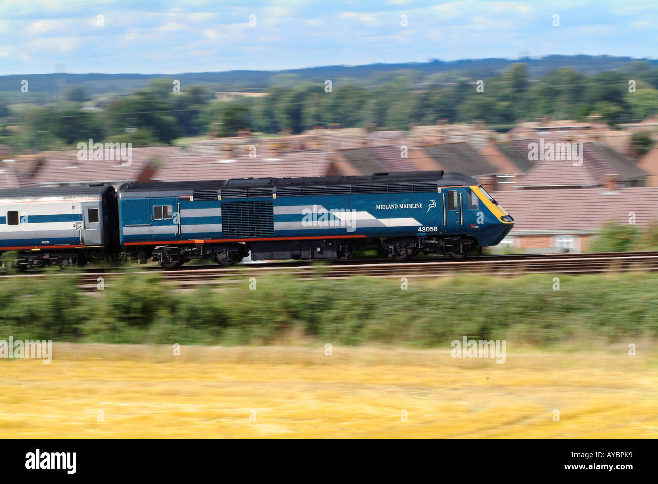 British rail class 43 hst intercity 125 high speed train hi-res stock ...