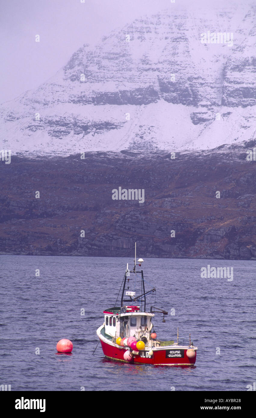 Coigach Mountain Ardmair Bay Stock Photo - Alamy