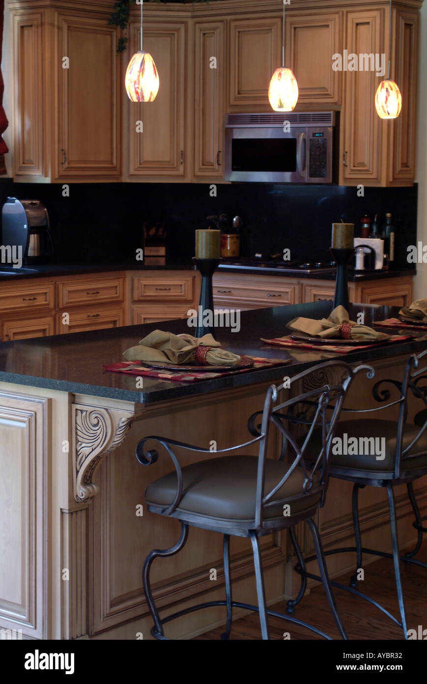 The kitchen bar Stock Photo - Alamy