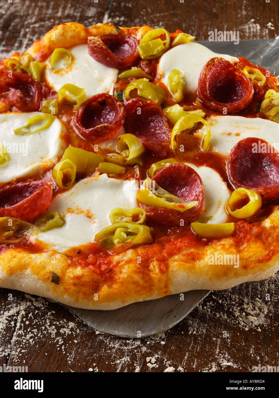 Individual pepperoni pizza hi-res stock photography and images - Alamy