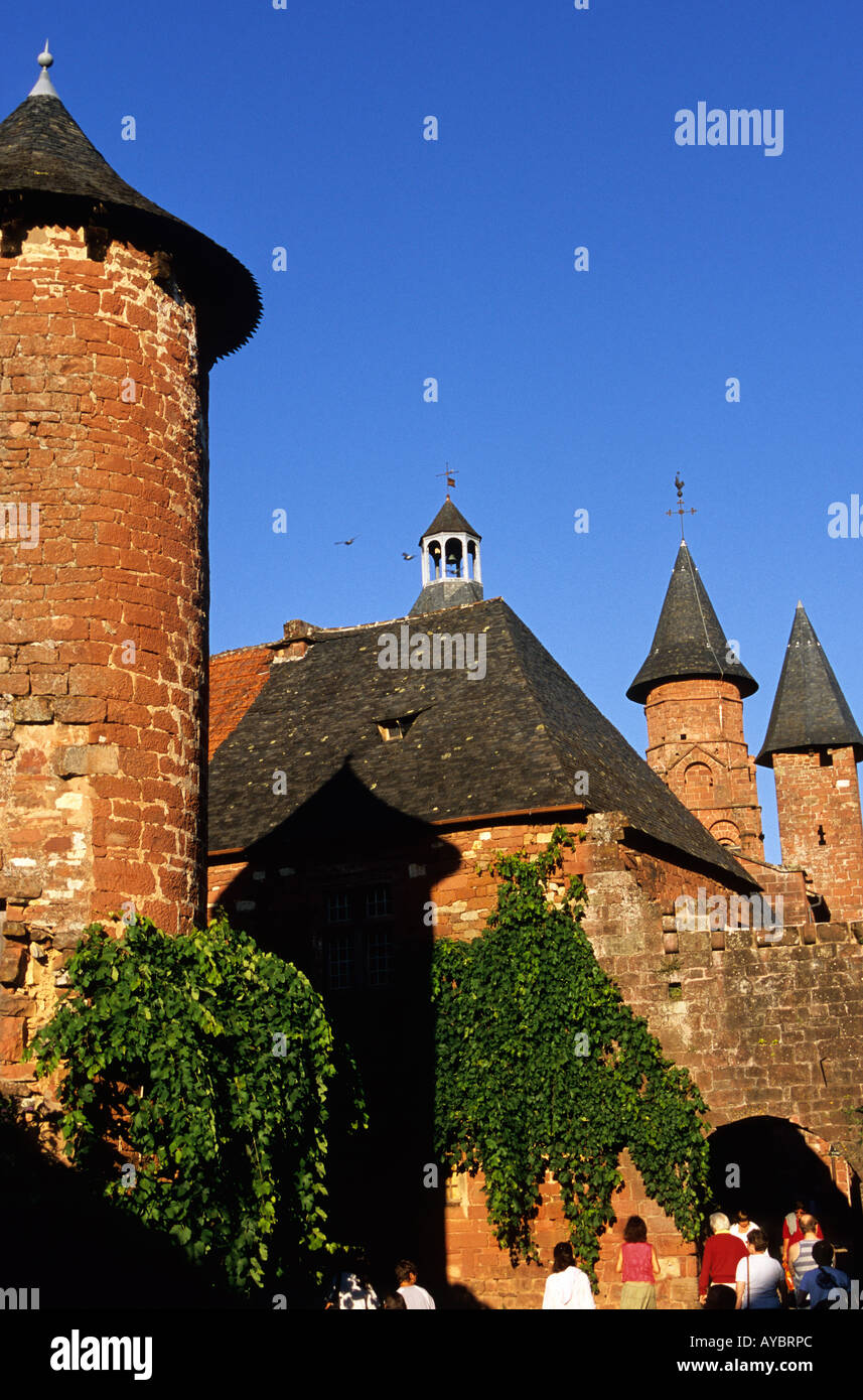 Collonges la Rouge a beautiful village of France Corrèze Stock Photo ...