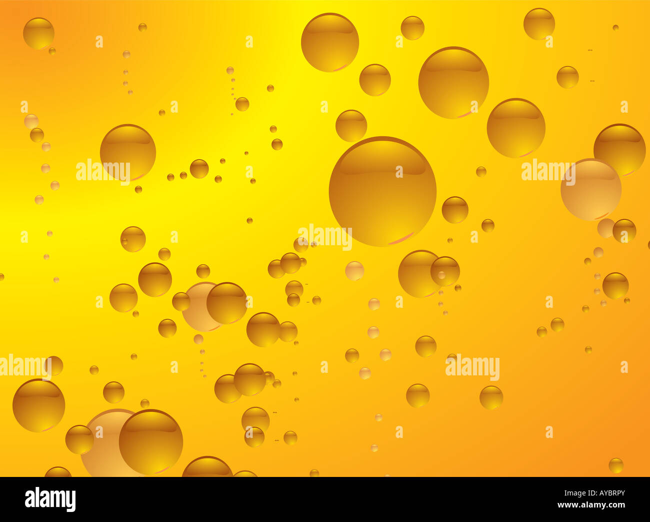 subtle amber bubble background illustrated with copy space Stock Photo ...
