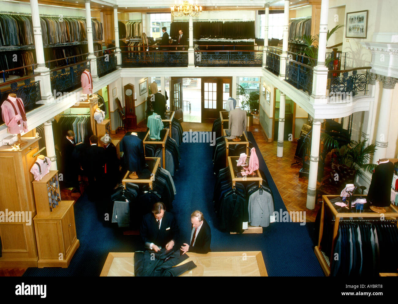 Map Room Main showroom in gentlemens attire shop selling bespoke suits ...