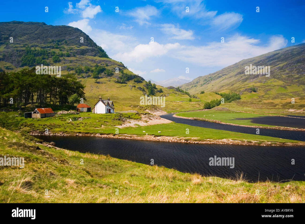 Loch Treig,Creaguaineach Lodge,Rannoch Moor,Highlands of Scotland ...