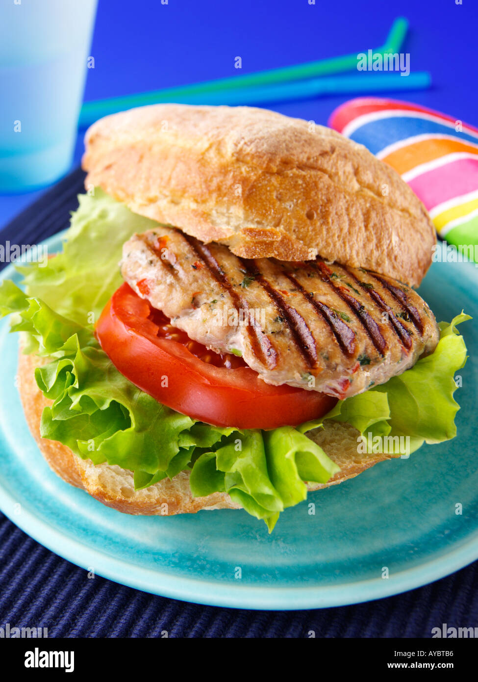 Burger baps hi-res stock photography and images - Alamy