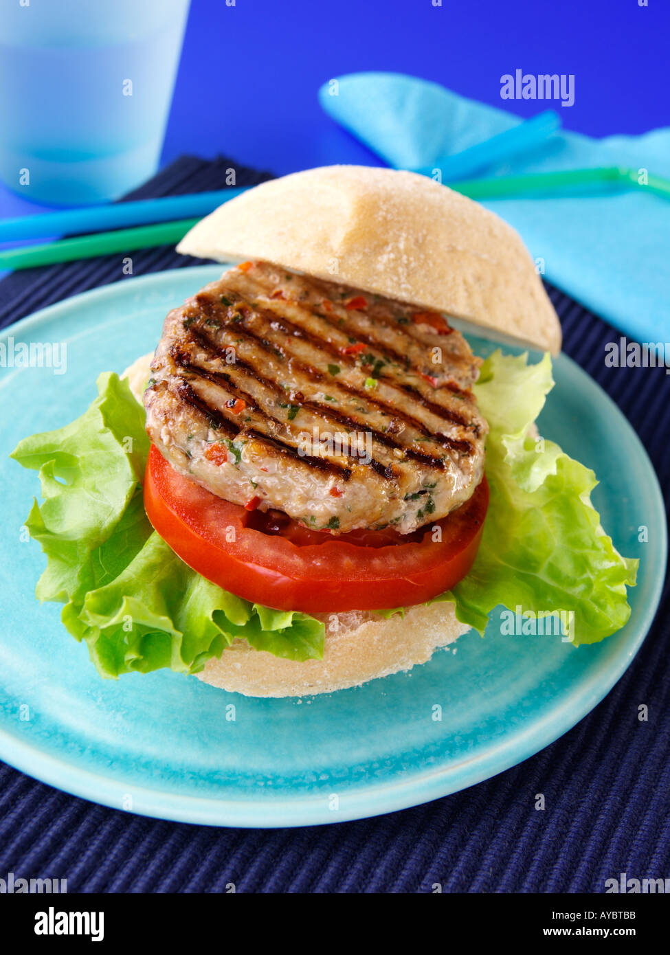 Burger baps hi-res stock photography and images - Alamy