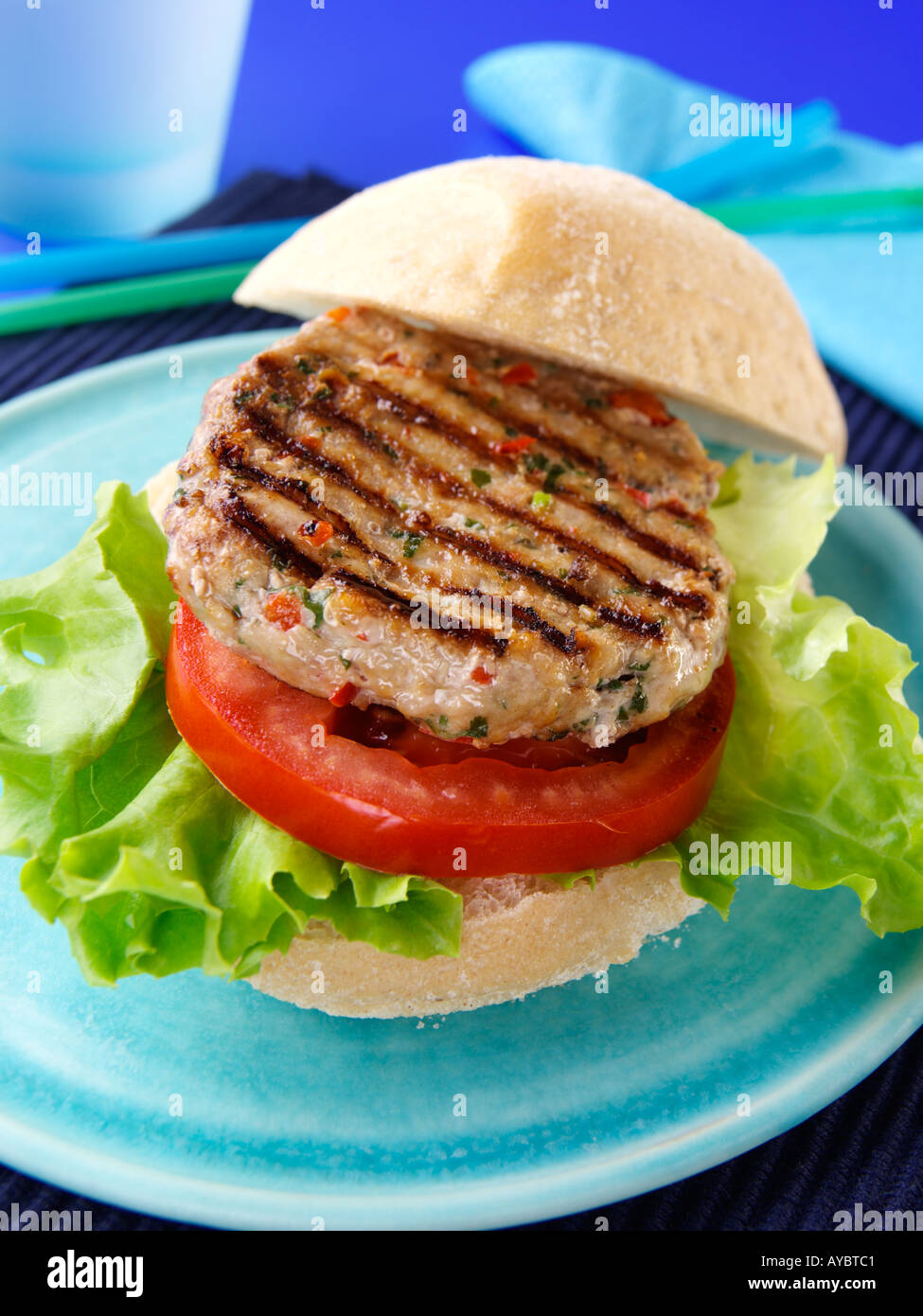 Burger baps hi-res stock photography and images - Alamy