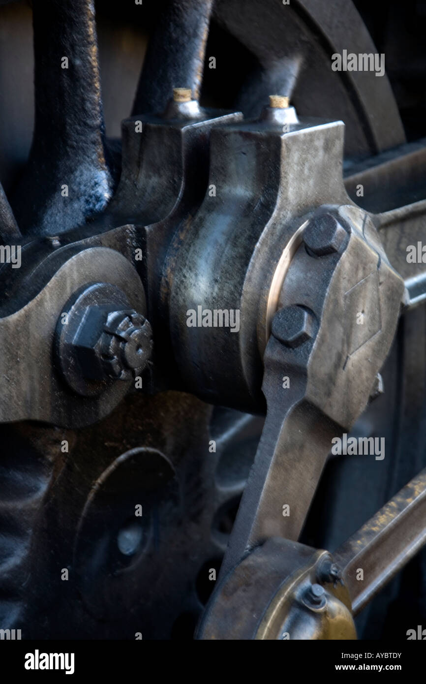 Steam train wheel Stock Photo - Alamy