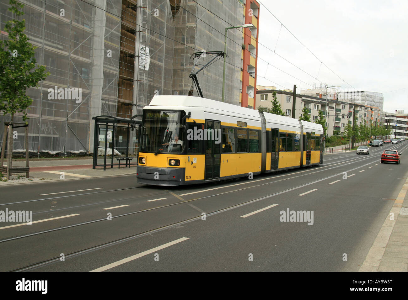 A berlin tram Stock Photo - Alamy