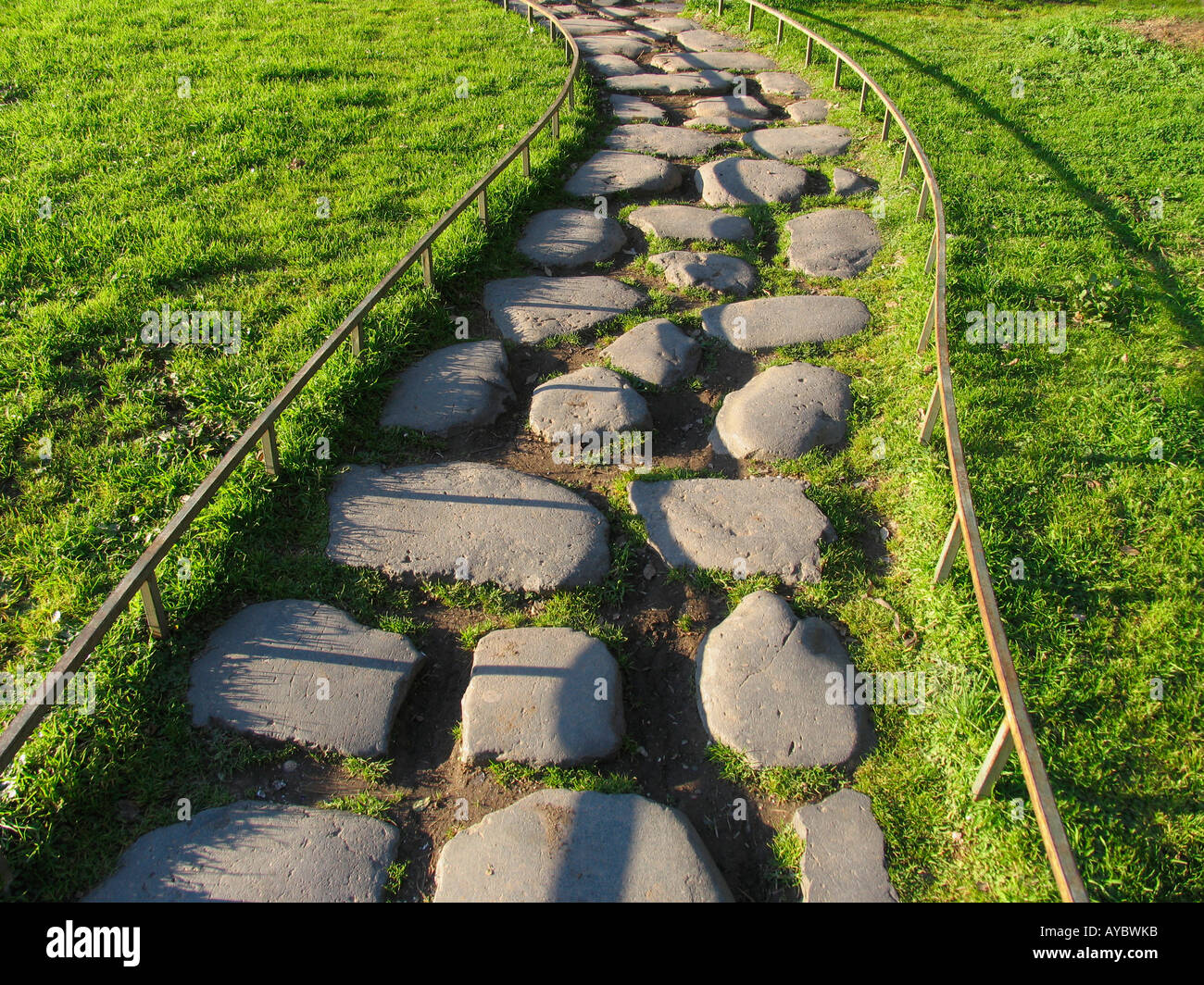 Roman road hi-res stock photography and images - Alamy