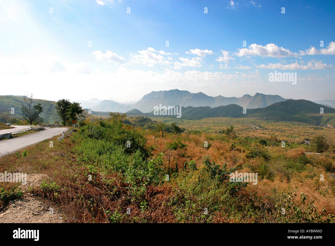 View from the Shan Plateau between Maymyo, (Pyin U Lwin) and Mandalay, Burma, (Myanmar Stock ...
