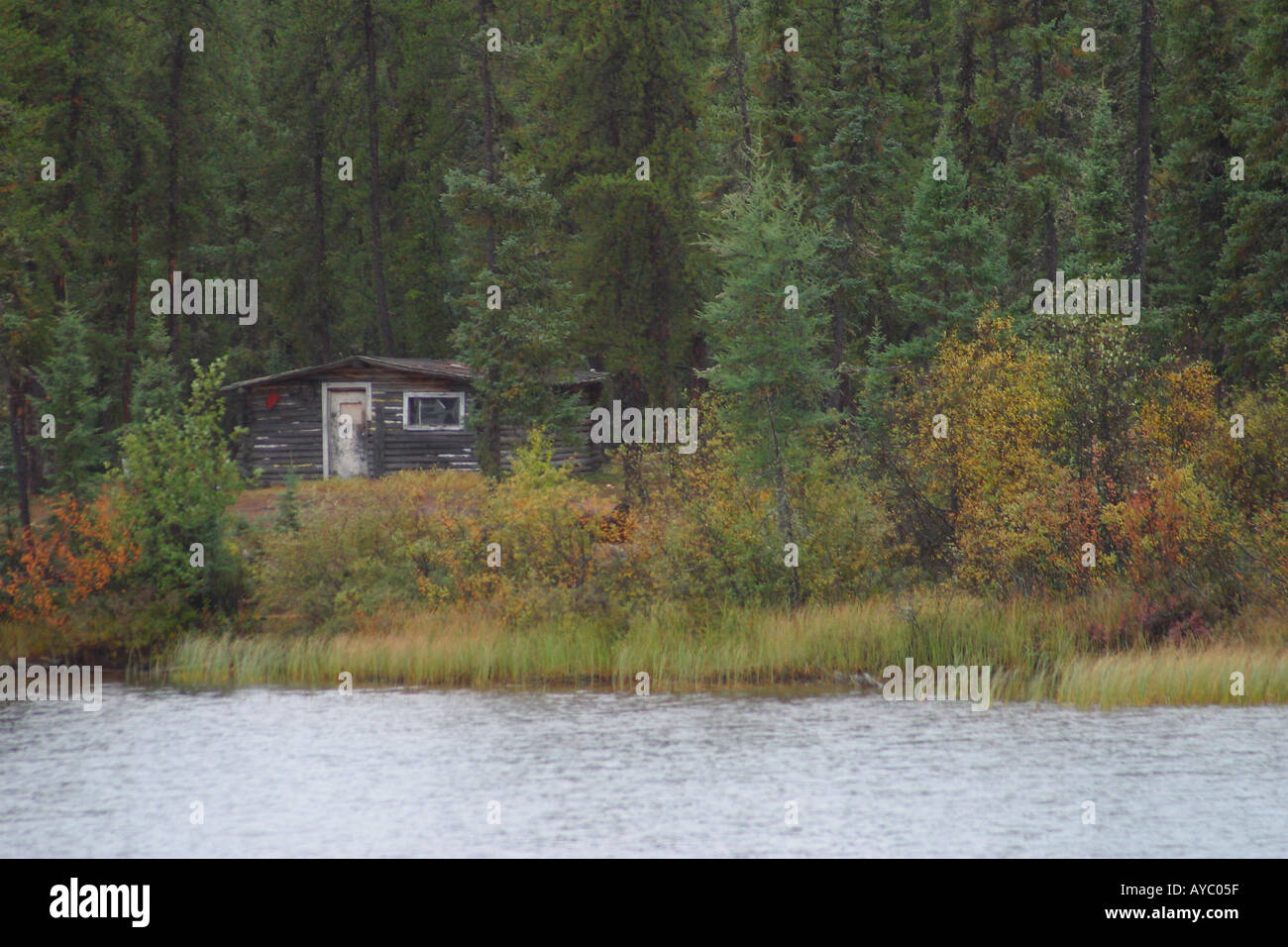 Log cabin northern canada hi-res stock photography and images - Alamy