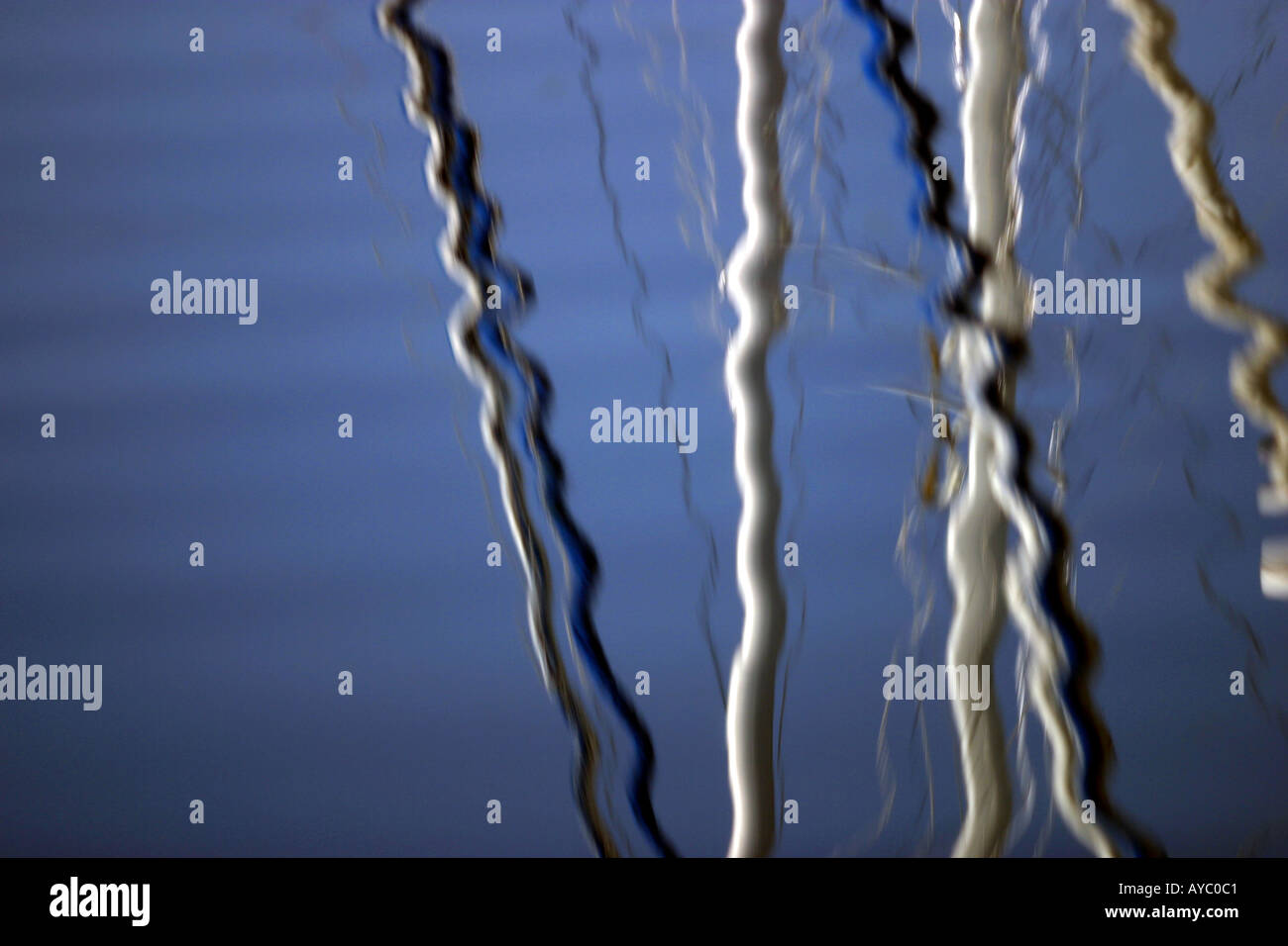 Ripple reflections boat masts hi-res stock photography and images - Alamy