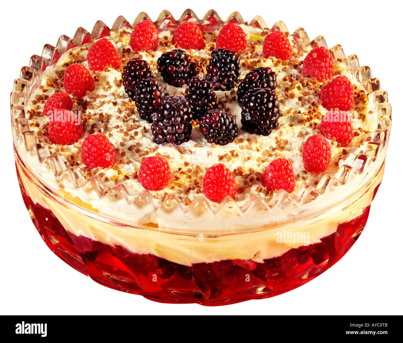 TRADITIONAL TRIFLE CUT OUT Stock Photo - Alamy
