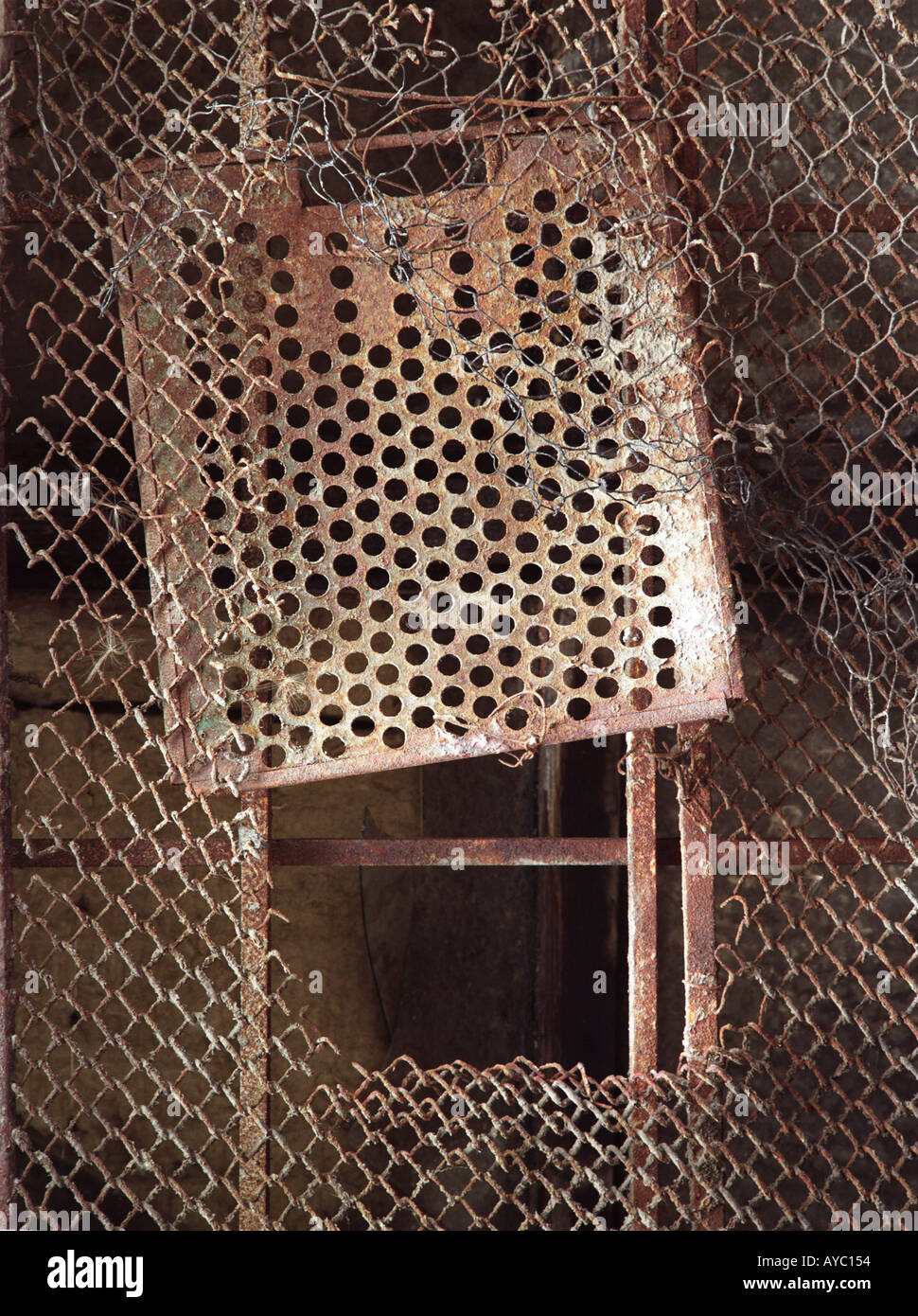Mesh in a window Stock Photo - Alamy
