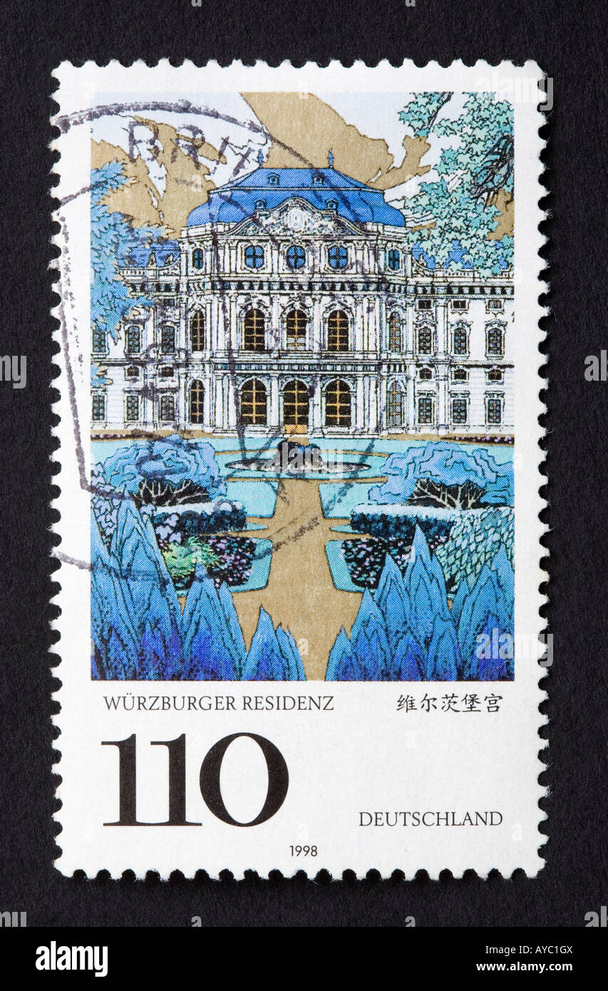 German postage stamp Stock Photo - Alamy