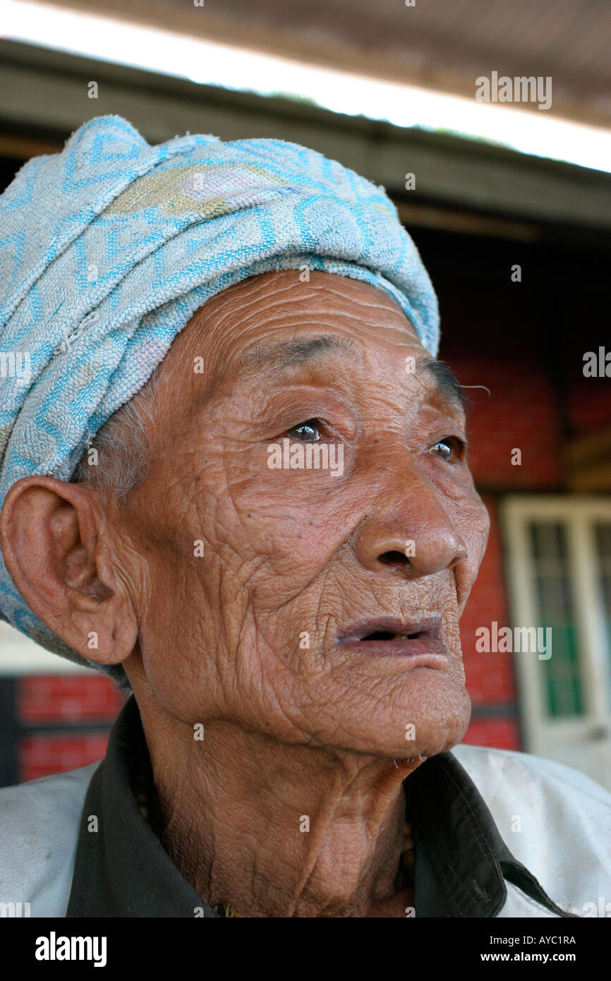 Burmese man at the Railway Station at Maymyo, (Pyin U Lwin), Burma ...