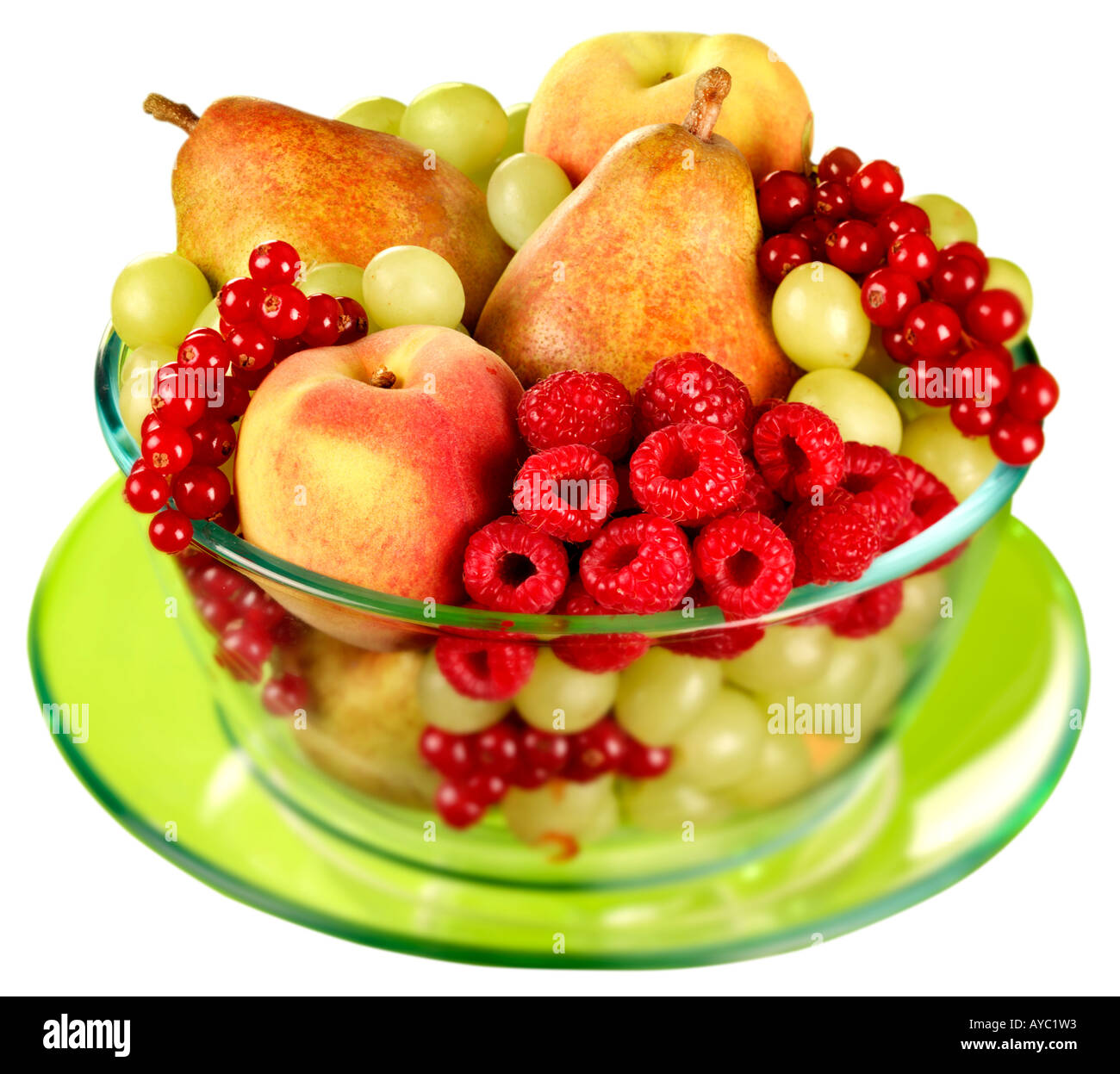 Fresh organic fruit dessert Cut Out Stock Images & Pictures - Alamy