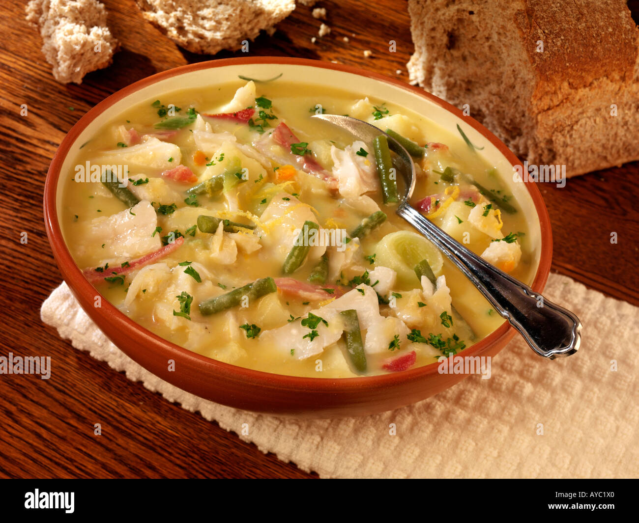 Haddock chowder hi-res stock photography and images - Alamy