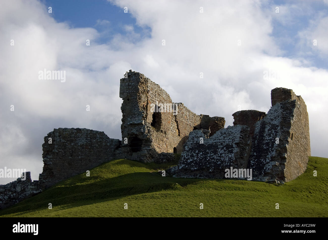 Duffus Castle, Scotland Stock Photo - Alamy