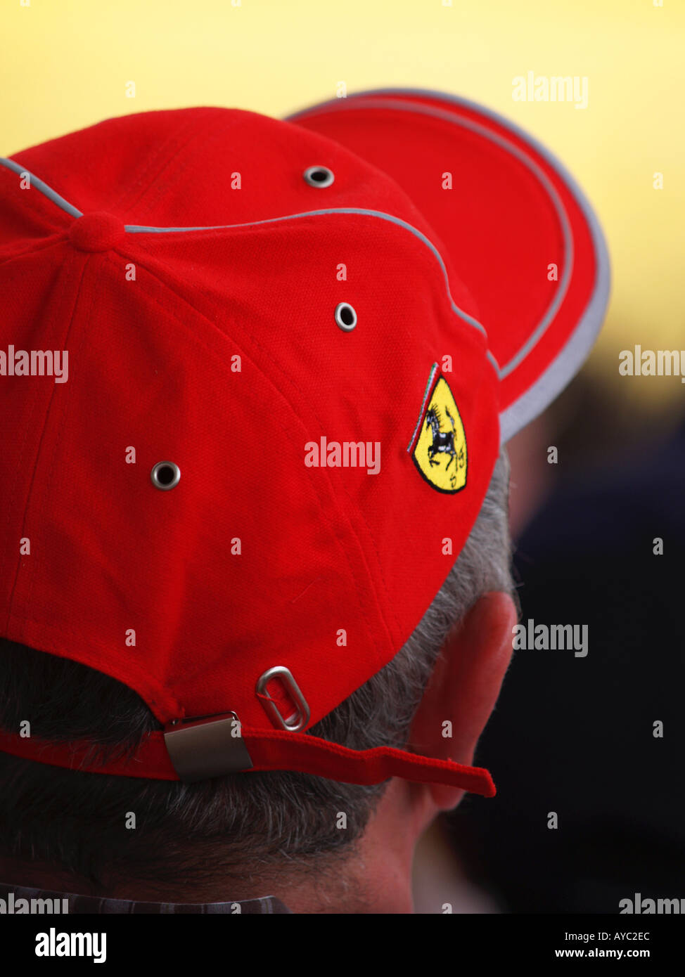 F1 fan cap hi-res stock photography and images - Alamy