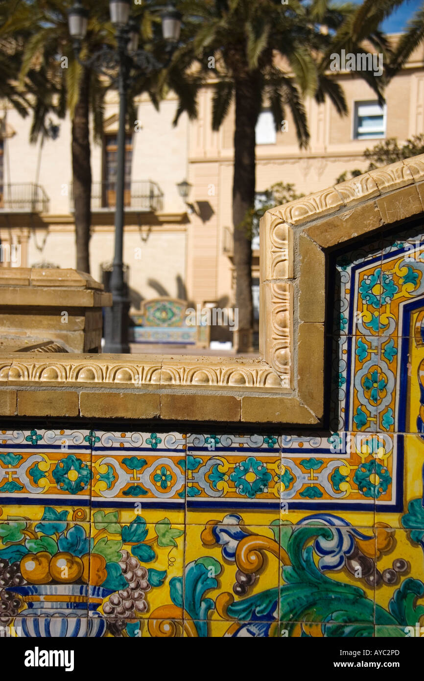 Plaza de espana tiles close up hi-res stock photography and images - Alamy
