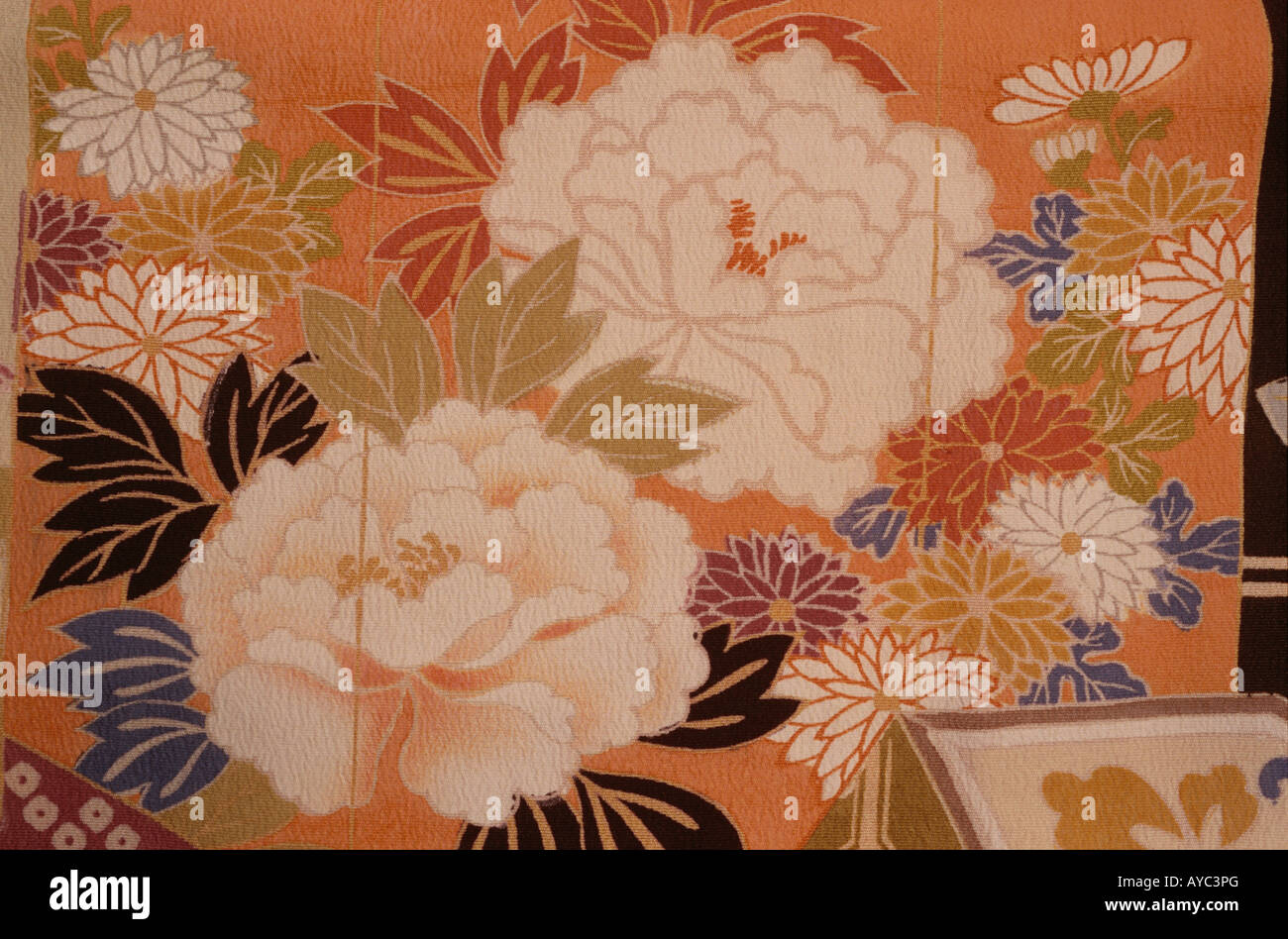 Cloth with Floral Pattern Stock Photo - Alamy