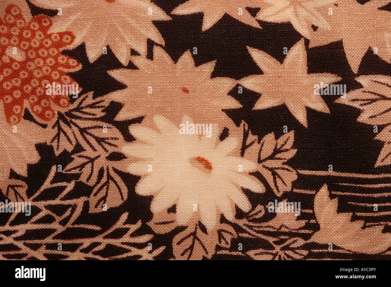 Floral Patterns on Cloth Stock Photo - Alamy