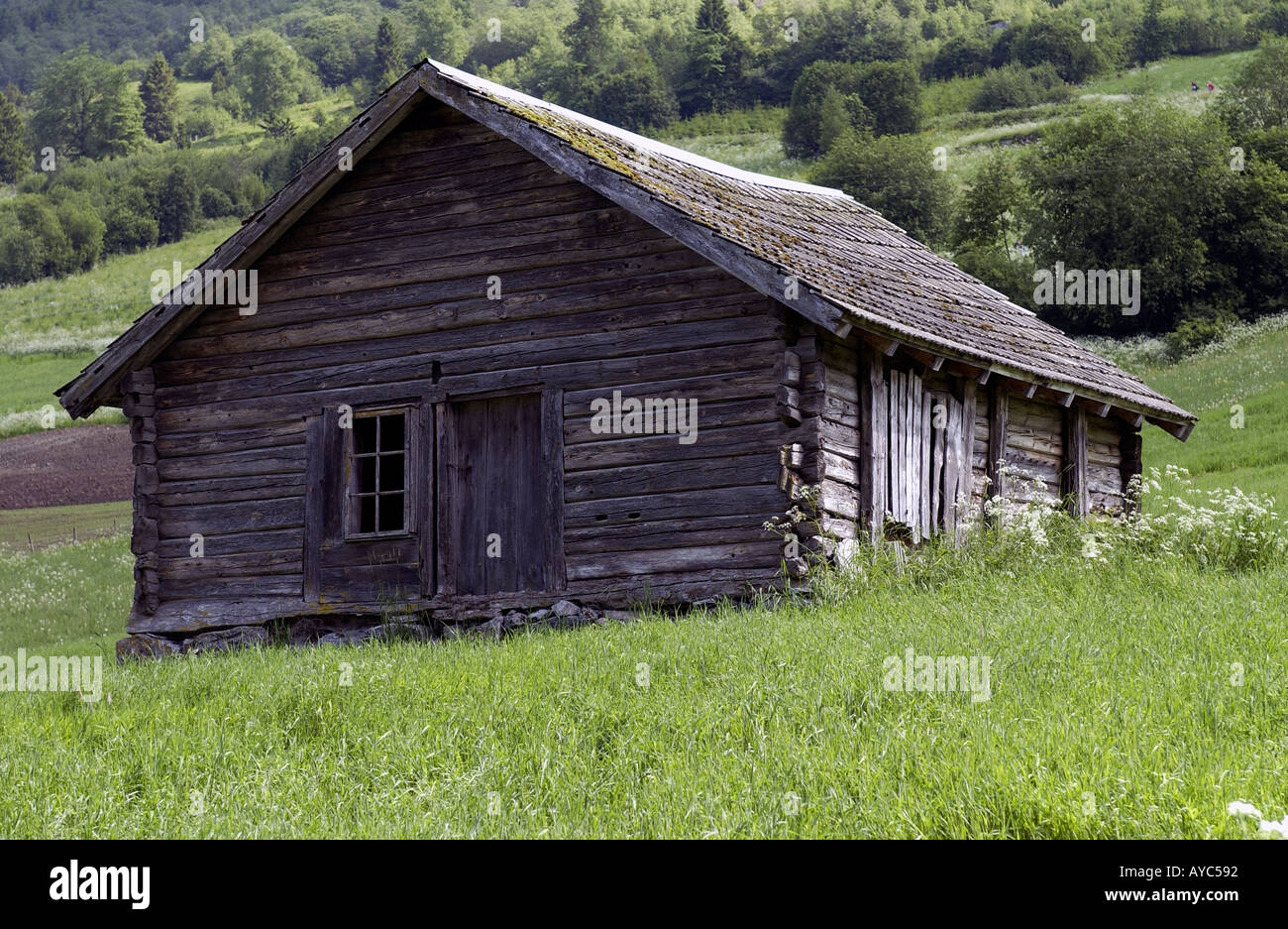 Sheppards Hut Olden Norway Stock Photo - Alamy