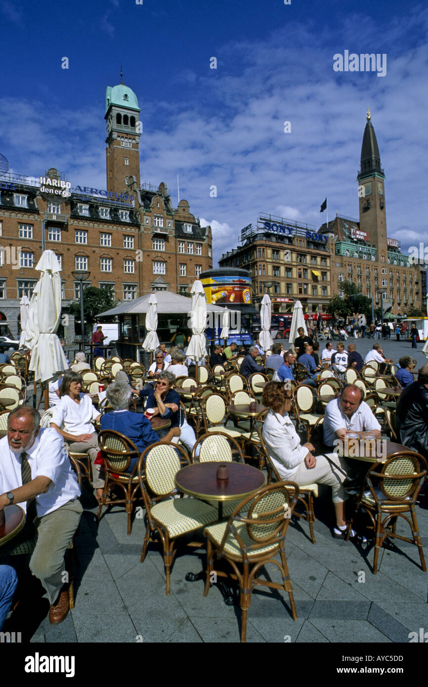 Denmark Copenhagen street scene Stock Photo - Alamy