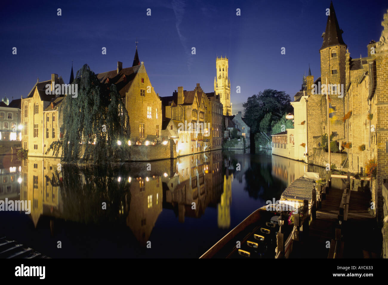 Typical Canal Scene Bruges High Resolution Stock Photography and Images ...