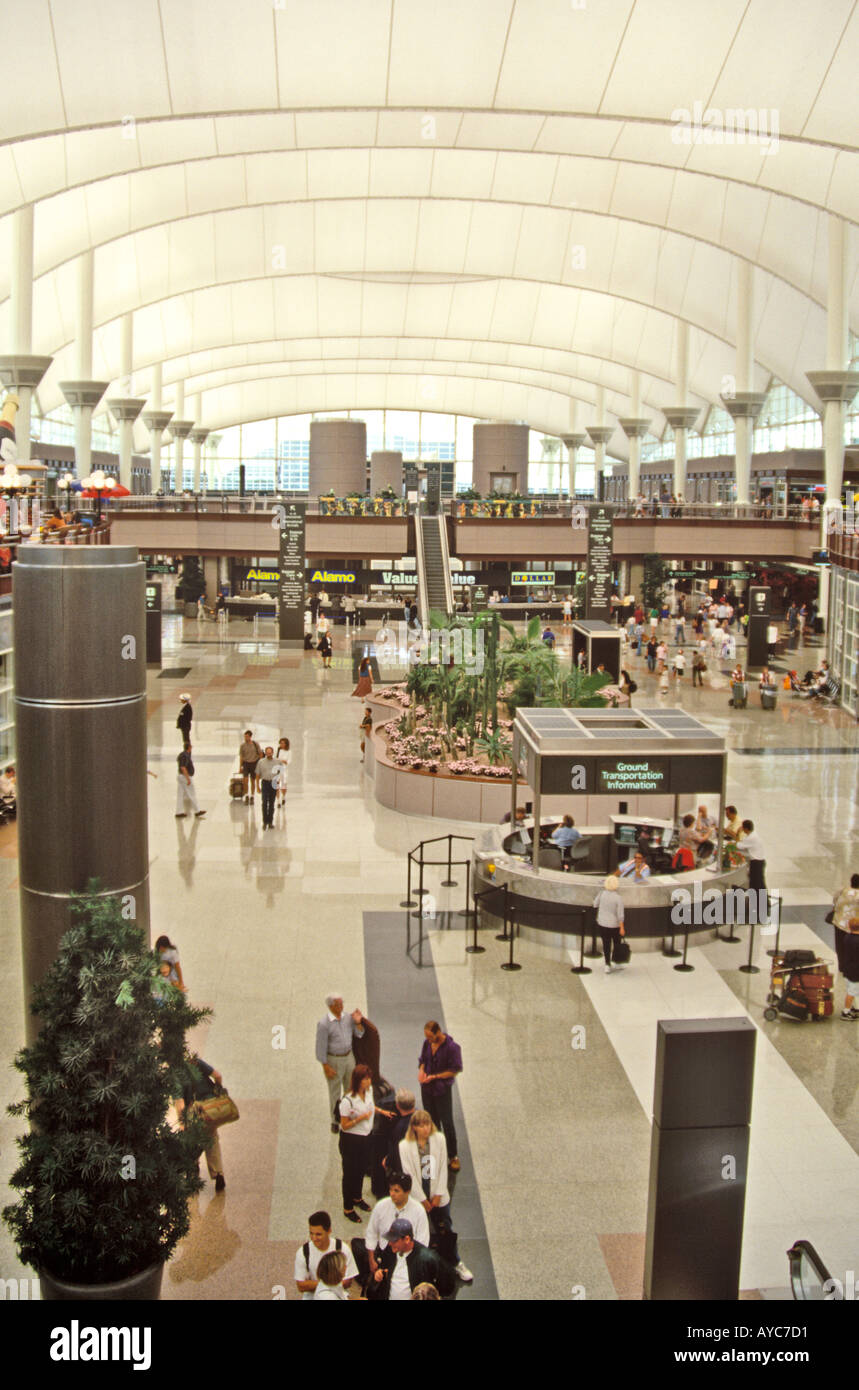 denver international airport Stock Photo - Alamy