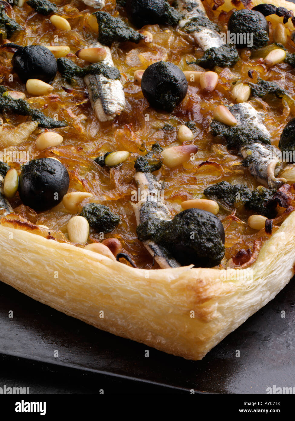Fine dining pissaladiere pizza canapes hi-res stock photography and ...