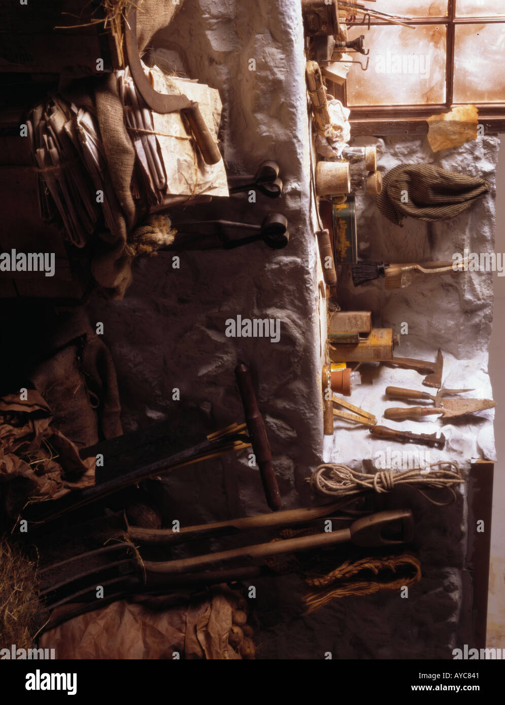 old tool shed Stock Photo - Alamy