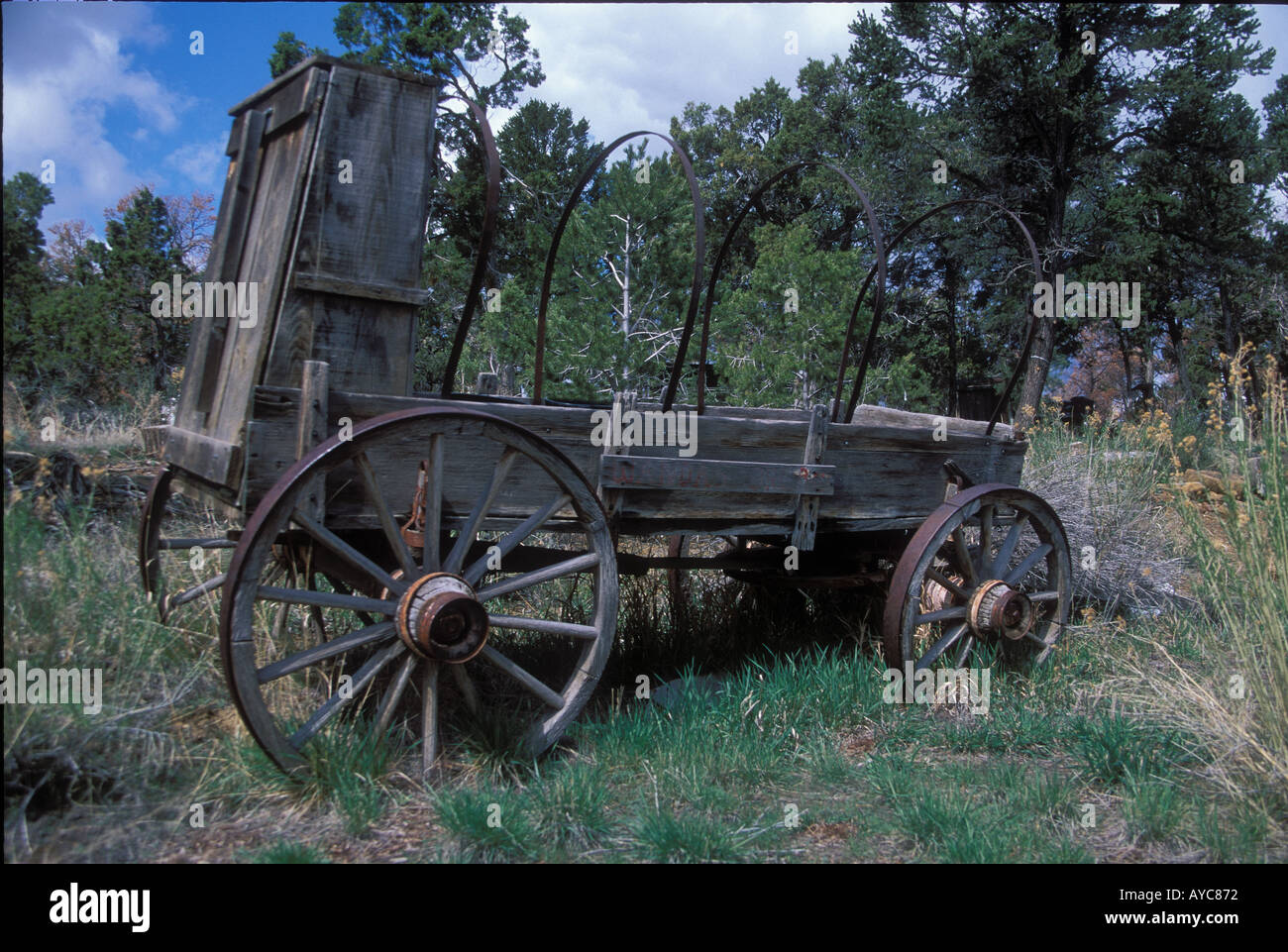 chuck wagon from the old west Stock Photo - Alamy