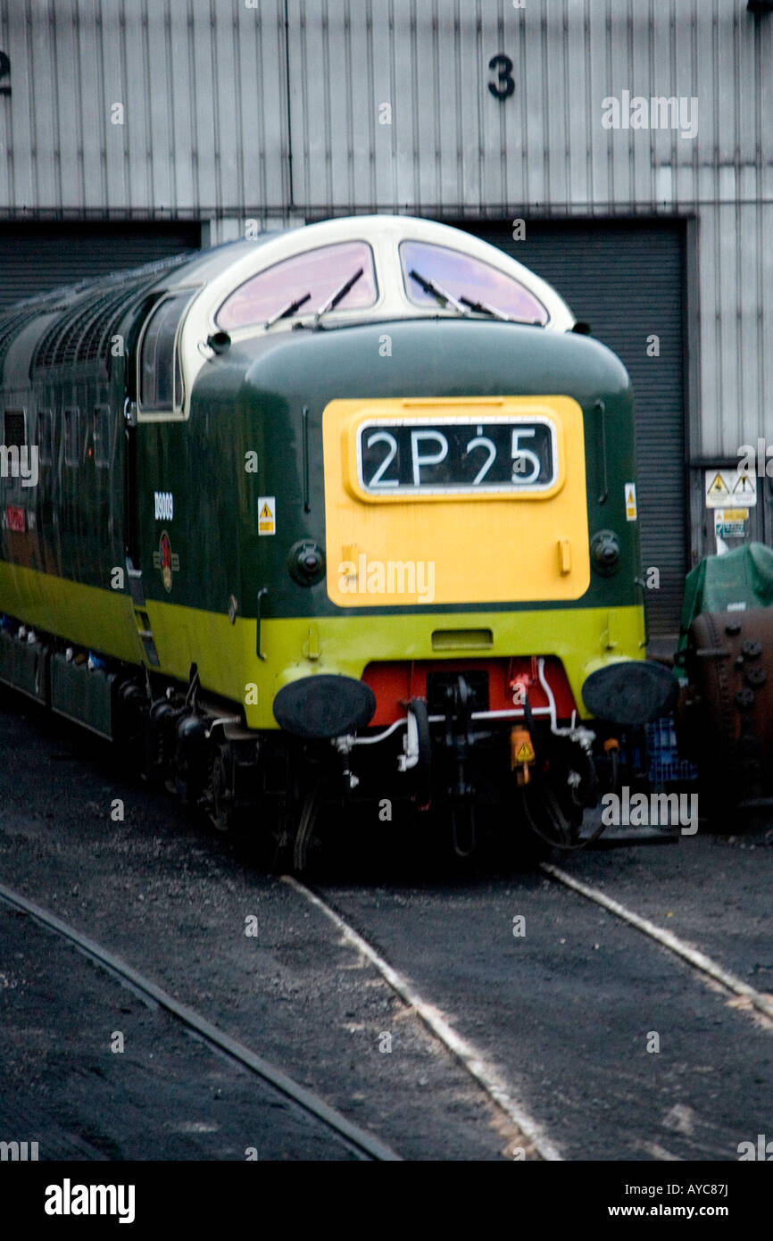 Class 55 Deltic Locomotive Stock Photo - Alamy