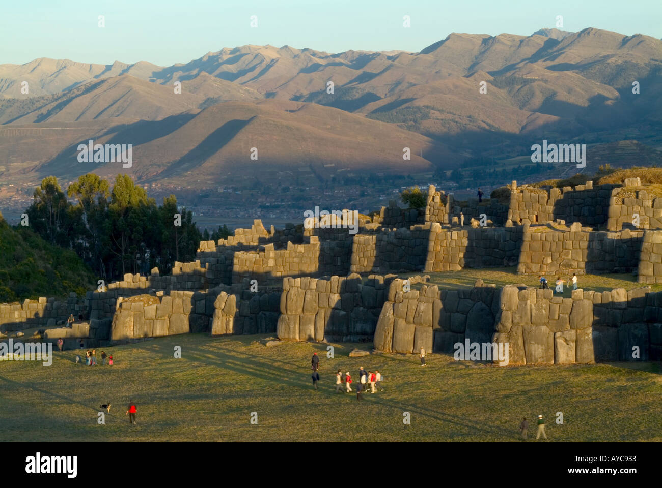 Inca Ruins of Sacsayhuaman Stock Photo - Alamy