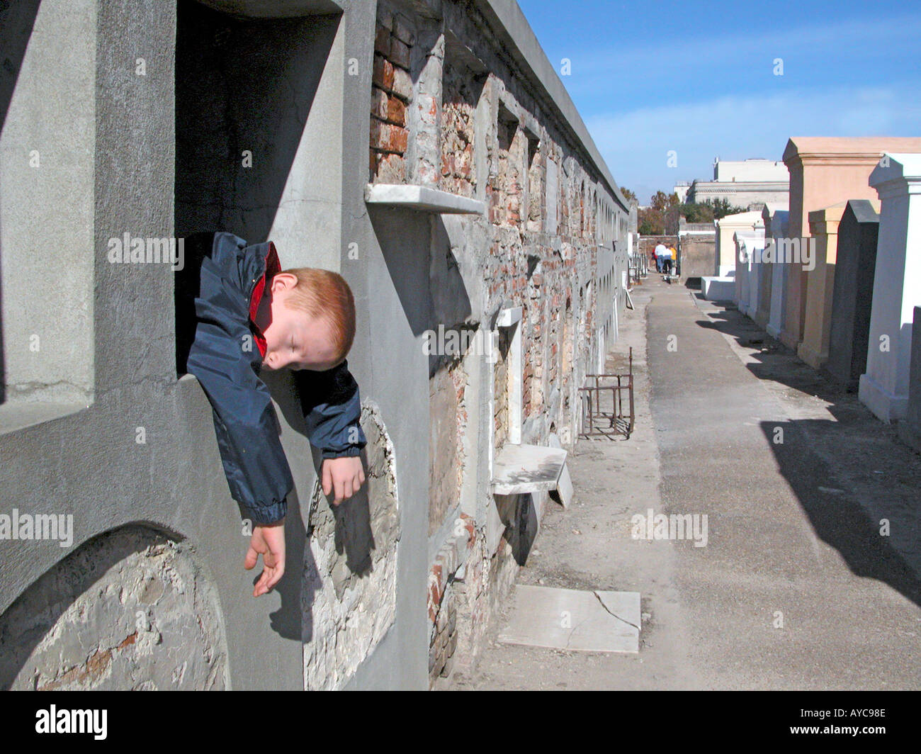 Happy cemetery boy hi-res stock photography and images - Alamy