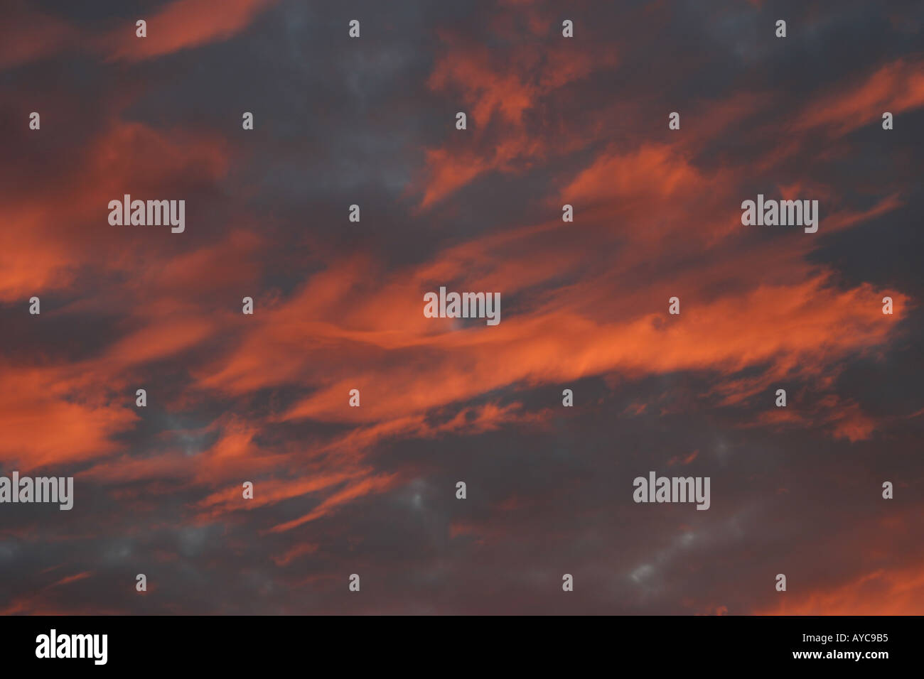 Spanish sky at sunset Stock Photo - Alamy