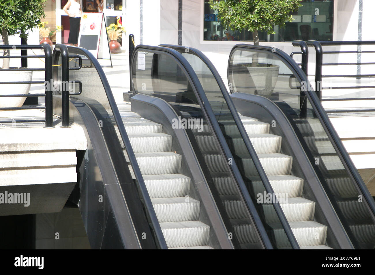 Outdoor escalator spain hi-res stock photography and images - Alamy
