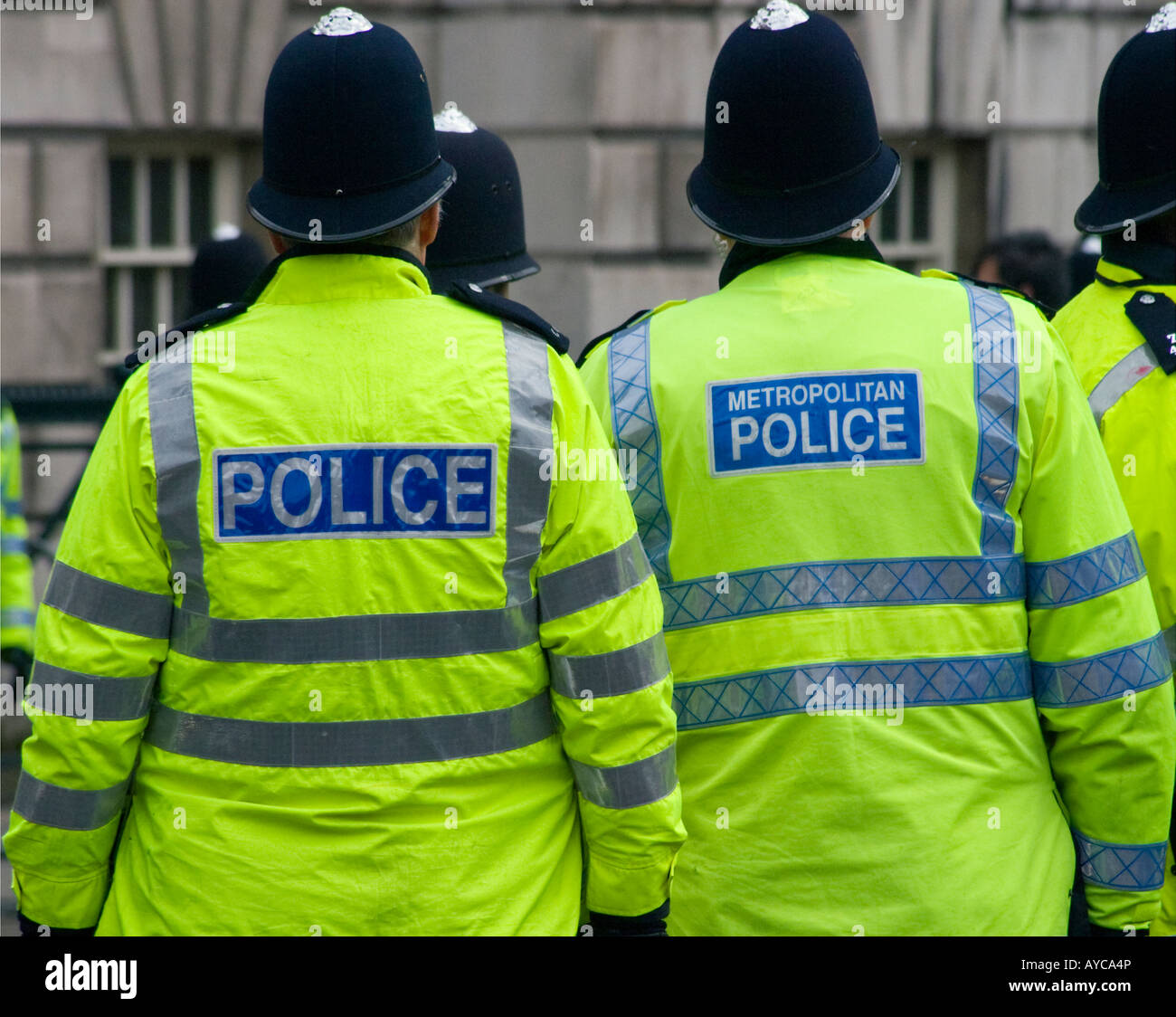 Metropolitan police helmet hi-res stock photography and images - Alamy
