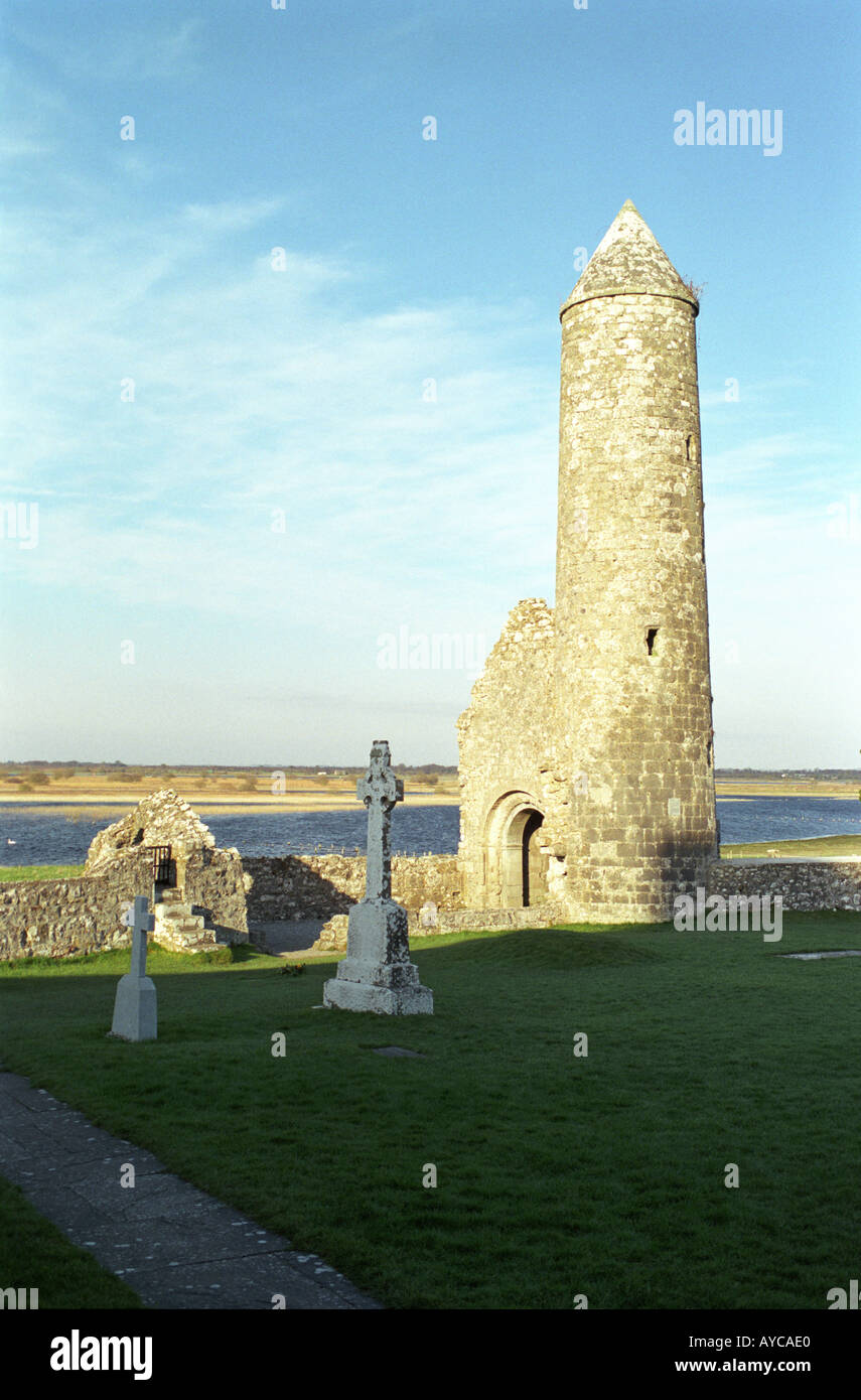 Scene from Clonmacnoise in County Offaly Stock Photo - Alamy