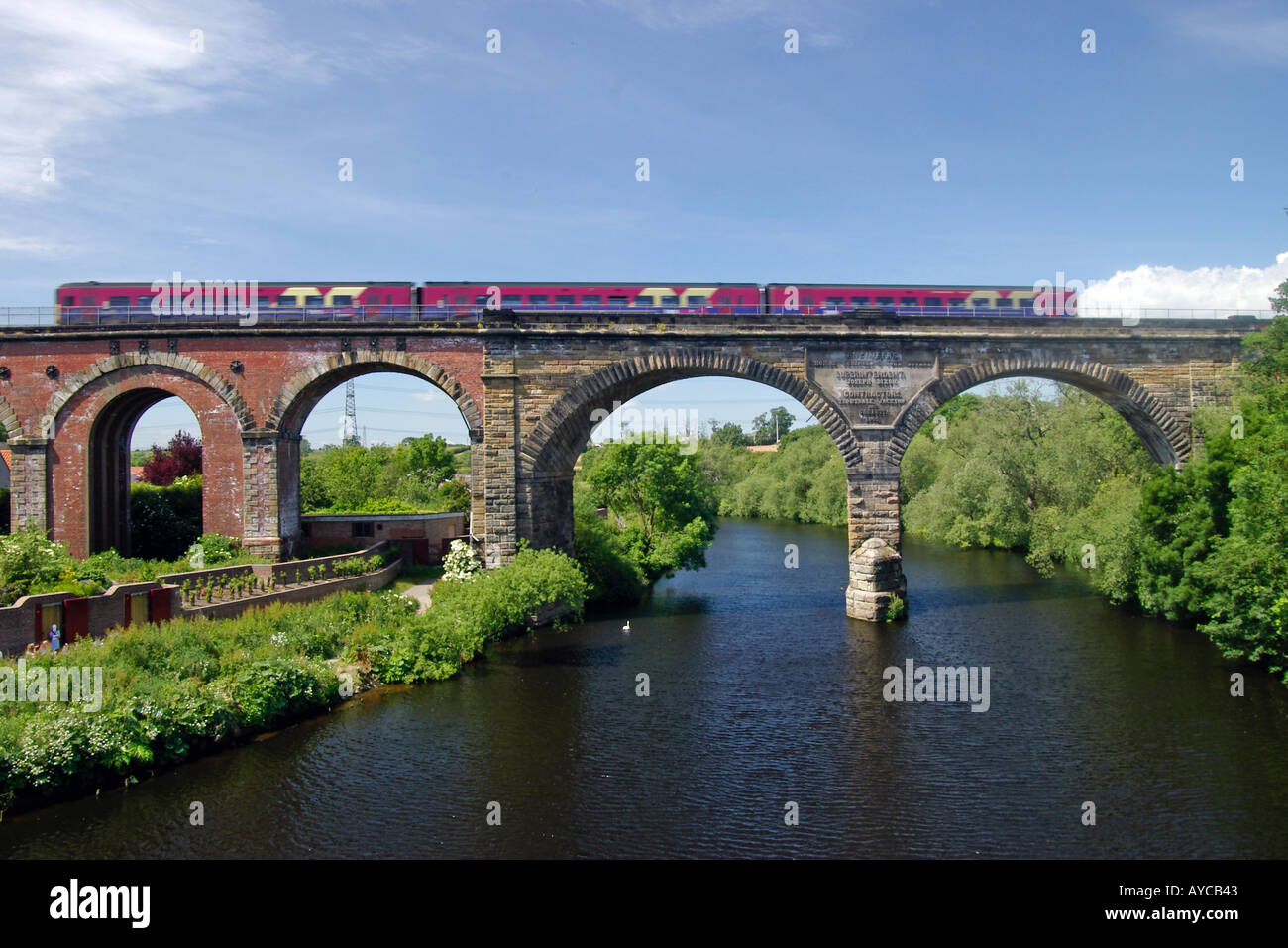 Tees railway viaduct hi-res stock photography and images - Alamy