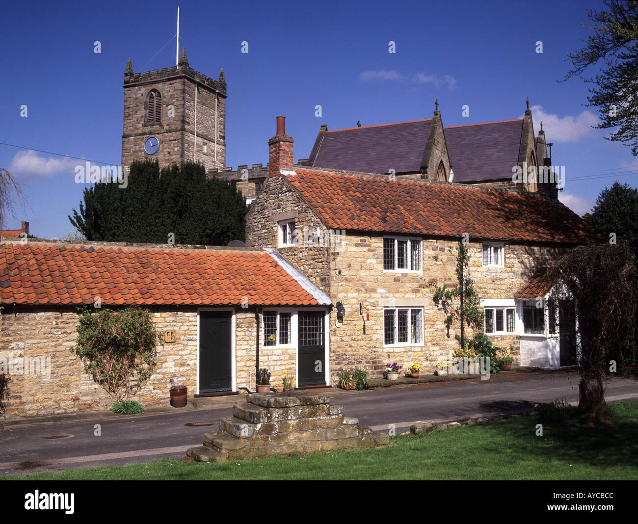 Kirby Kirkby Moorside North Yorkshire England Stock Photo - Alamy