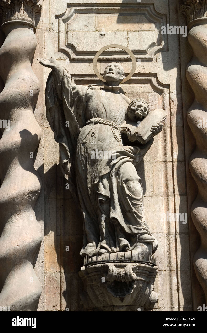Exterior Facade Betlem Church or Eglesia de Betlem Barcelona Spain ...