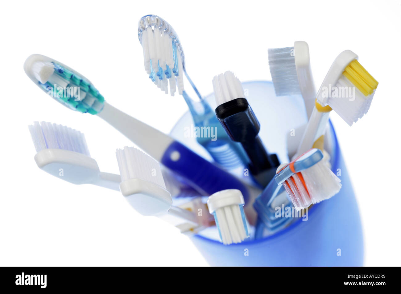 Toothbrush toothpaste cutout glass hi-res stock photography and images ...
