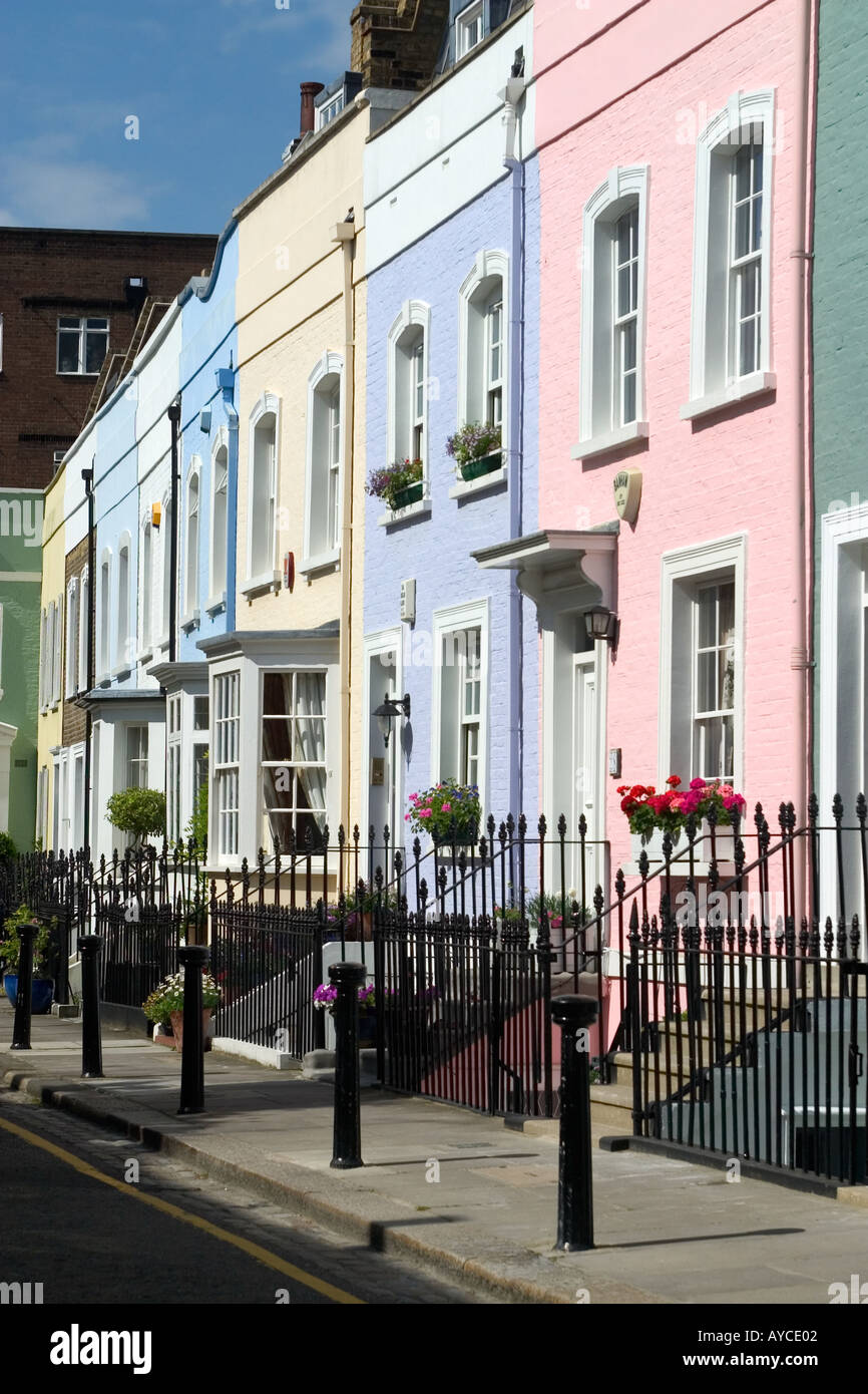 Townhouses Chelsea London England UK Stock Photo - Alamy