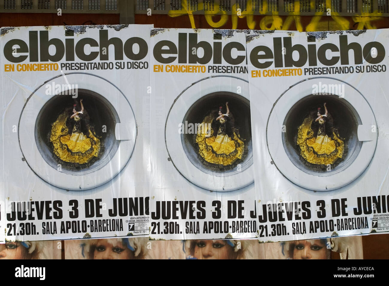 Concert posters hi-res stock photography and images - Alamy