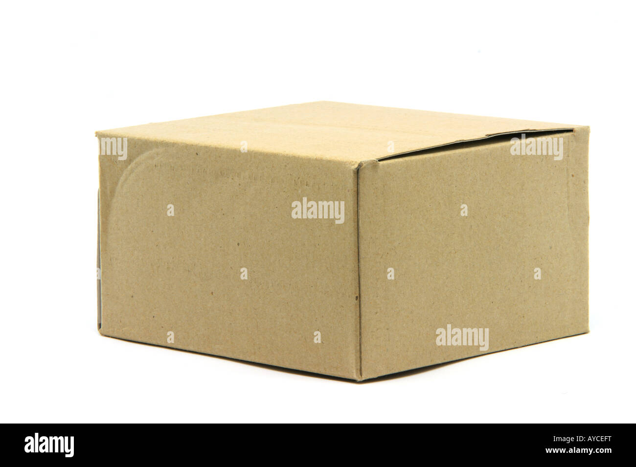 carton box isolated on white background packaging concepts Stock Photo ...