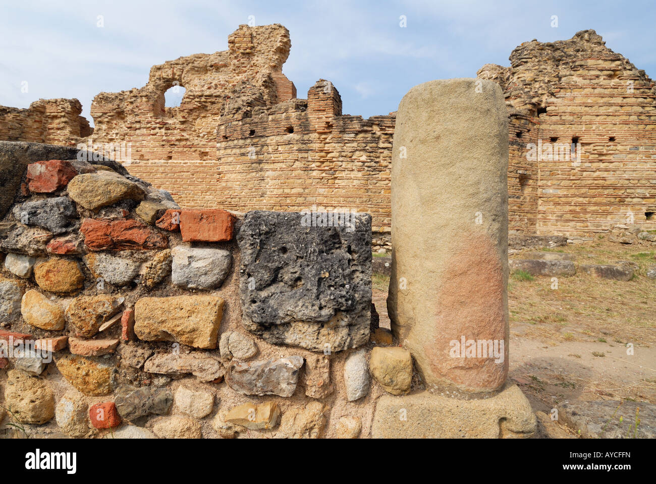 Velia Italy Archaeological remains of the ancient town of Elia Stock ...